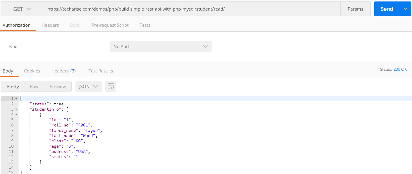 Build Simple Rest Api With Php And Mysql Tech Arise
